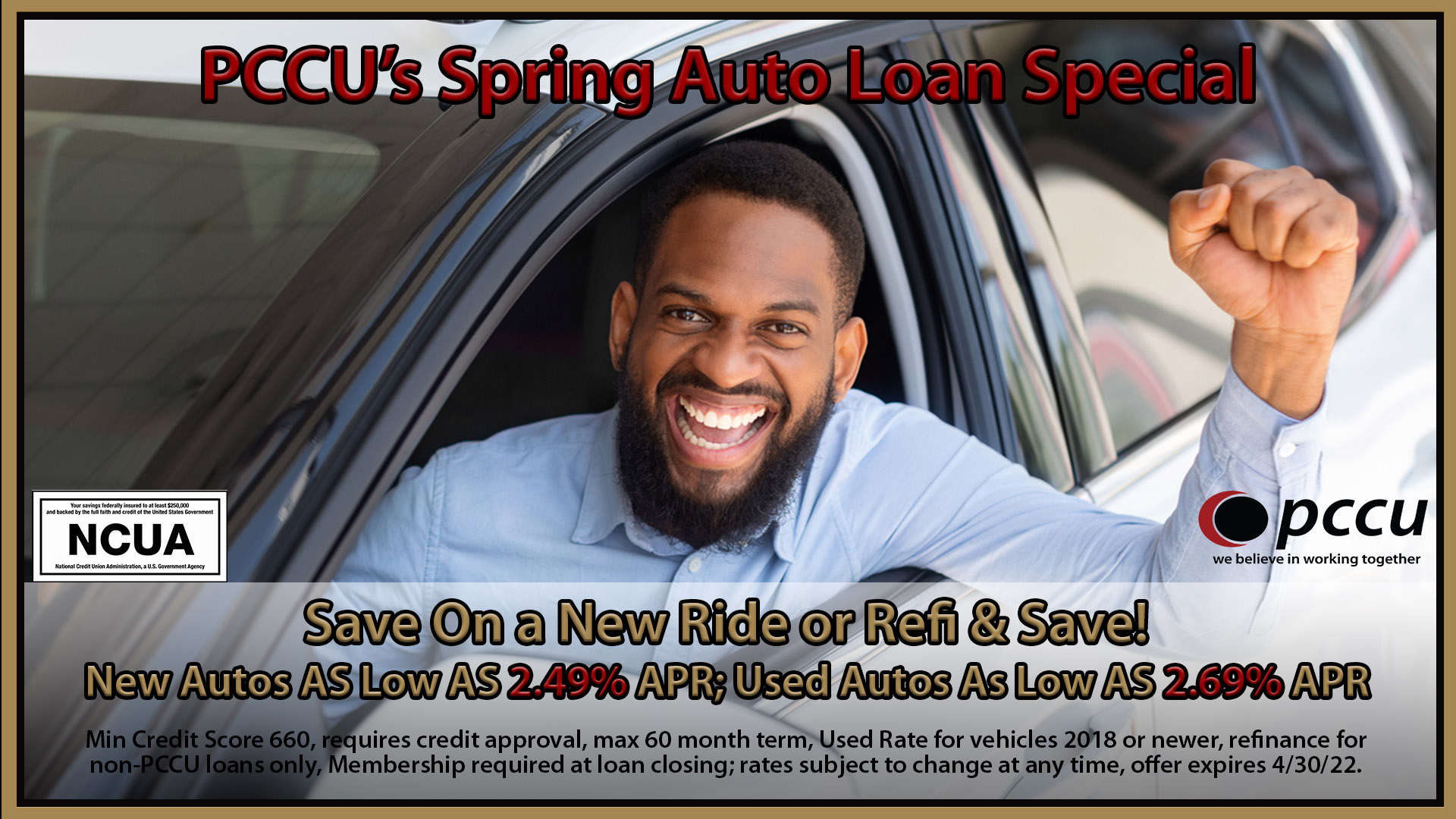 PCCU’s Spring Auto Loan Special | Perfect Circle Credit Union