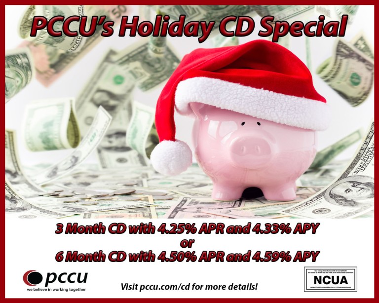 PCCU’s Holiday CD Special | Perfect Circle Credit Union